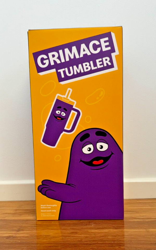 McDonalds Grimace Tumbler 40oz 1.182L In Purple - AUS Limited Exclusive ...