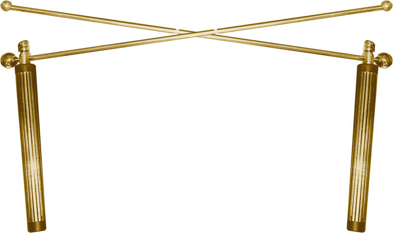 BRASS DIVINING RODS Boxed with instructions - Divination Dowsing Ghost ...