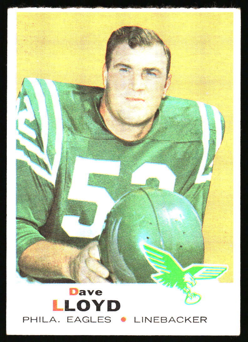 1969 Topps Dave Lloyd #220 Philadelphia Eagles | eBay