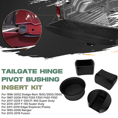 Tailgate Hinge Pivot Bushing Insert Kit for Dodge Ram Ford f150 f250 ...