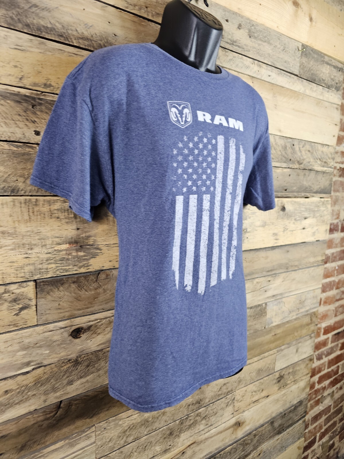 Dodge Ram Blue Large American Flag Chest 42" Length 2… - Gem