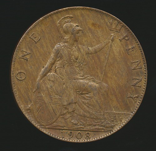 Great Britain 1908 PENNY (Bronze) | eBay