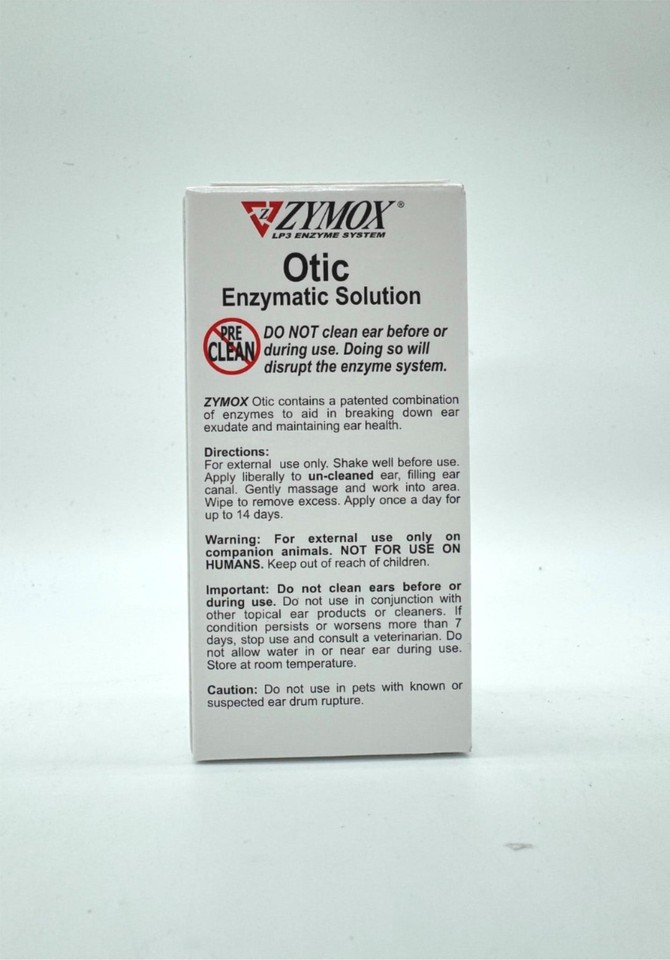 Advanced Formula Otic Enzymatic Ear Solution for Dogs and Cats Hydr ...