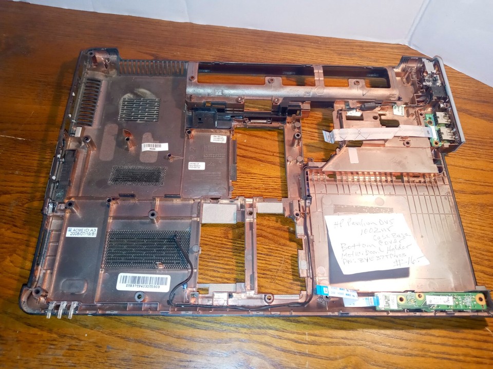 BOTTOM COVER MOTHERBOARD HPLDER HP Pavilion DV5 1002nr ZYE37TP403 | eBay