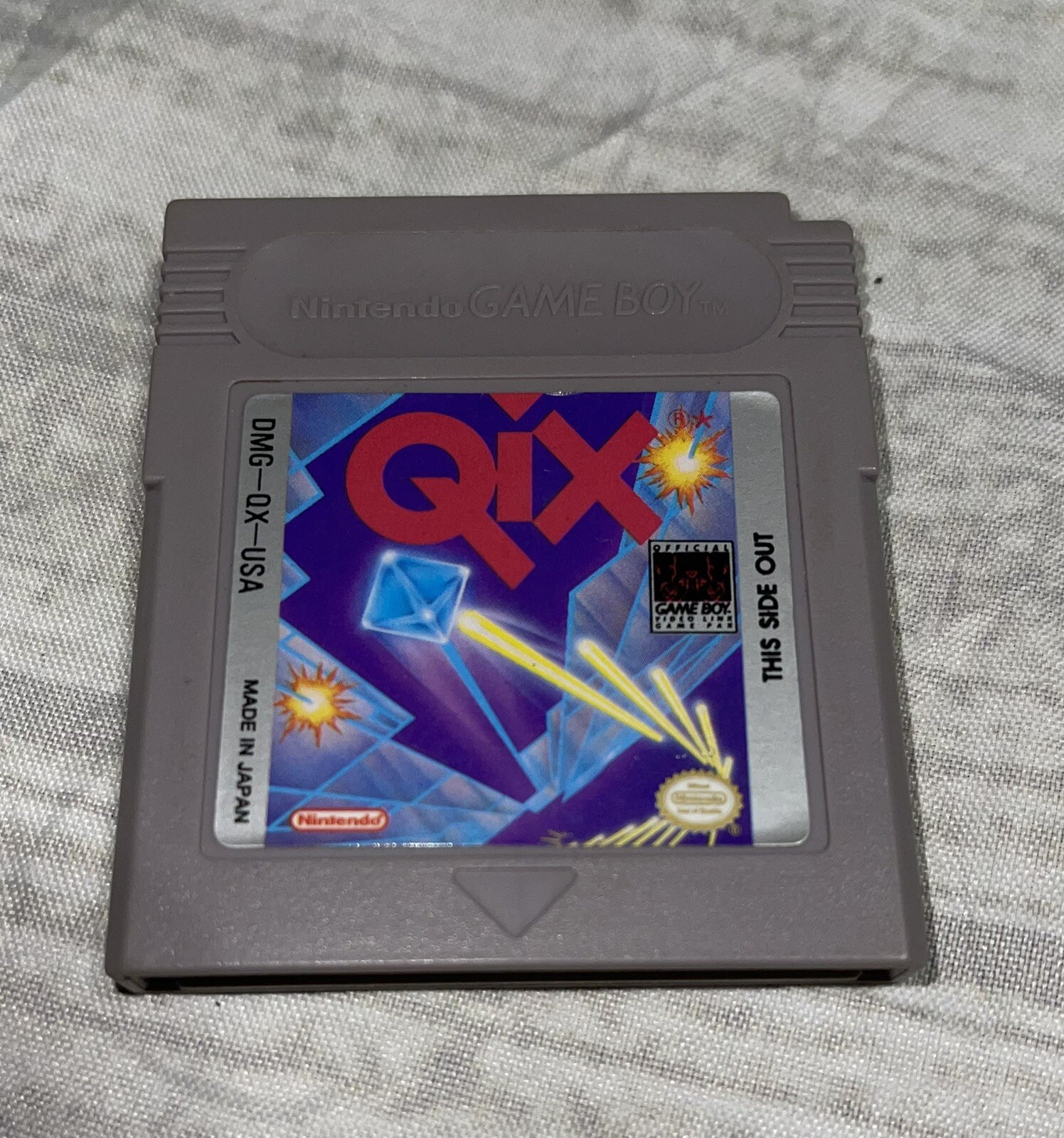 Qix Original Nintendo Game Boy Game - Tested - Working - Authentic! | eBay
