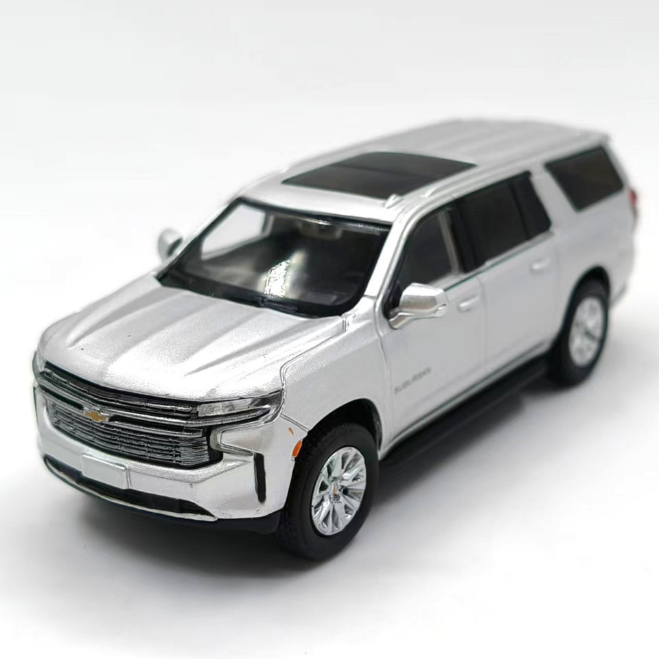 1:64 Suburban Full Size SUV Sports Model Diecast Display Car Red Black ...
