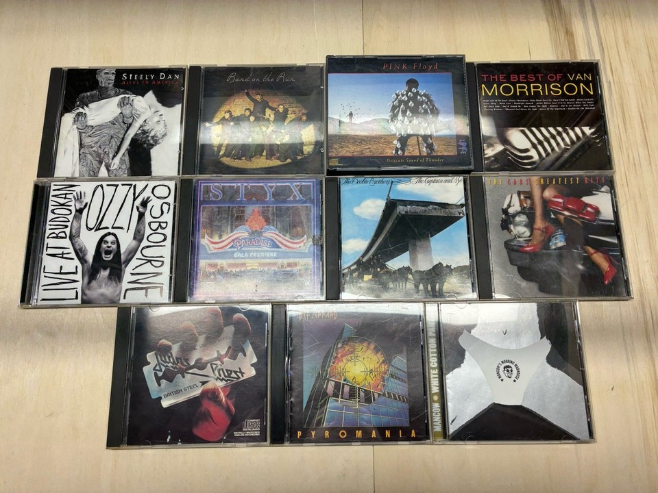 Lot Of 44 Assorted & Random Rock Music CD's - No Duplicates - All In ...