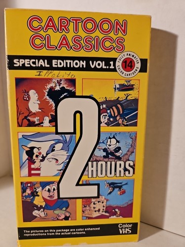 Cartoon Classics, Vol.1, 2 Hours, Children Animated VHS Video Tape | eBay