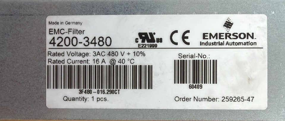 Emerson / Control Techniques M700-034 00045 A Frequenzumrichter | eBay