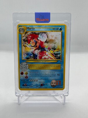 John Rudolph Signed Pokémon Water Mario Mario Cart Charles Martinet | eBay