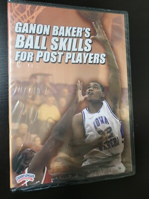 Ganon Baker Ball Skills for Post Players DVD NEW SEALED basketball ...