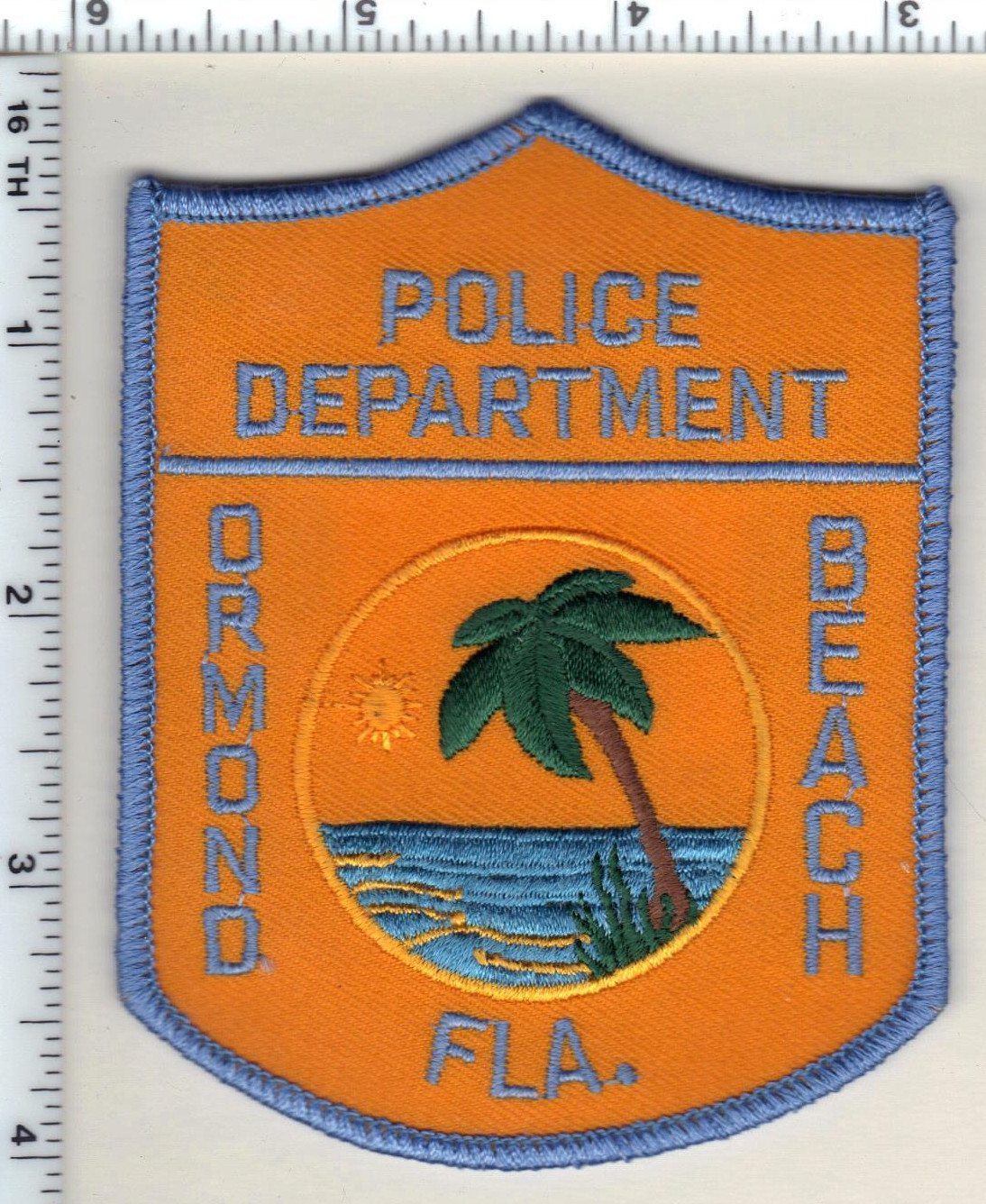 Ormond Beach Police (Florida) Shoulder Patch - new from 1991 | eBay