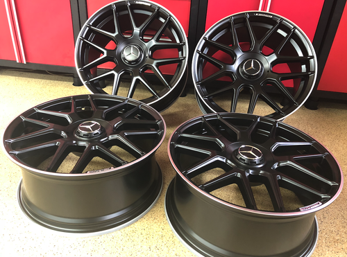 19 INCH MERCEDES C63 RIMS WHEELS SET4 NEW 19/8.5 19/9.5 FIT C300 C250 ...