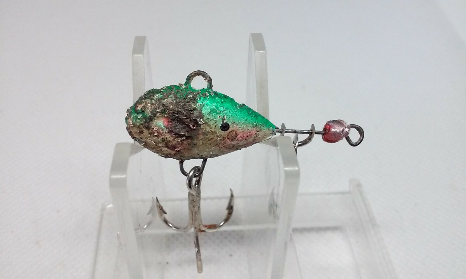 VINTAGE Tom Mann's Little George Green/Pearl 1" Lipless Tail Spin ...