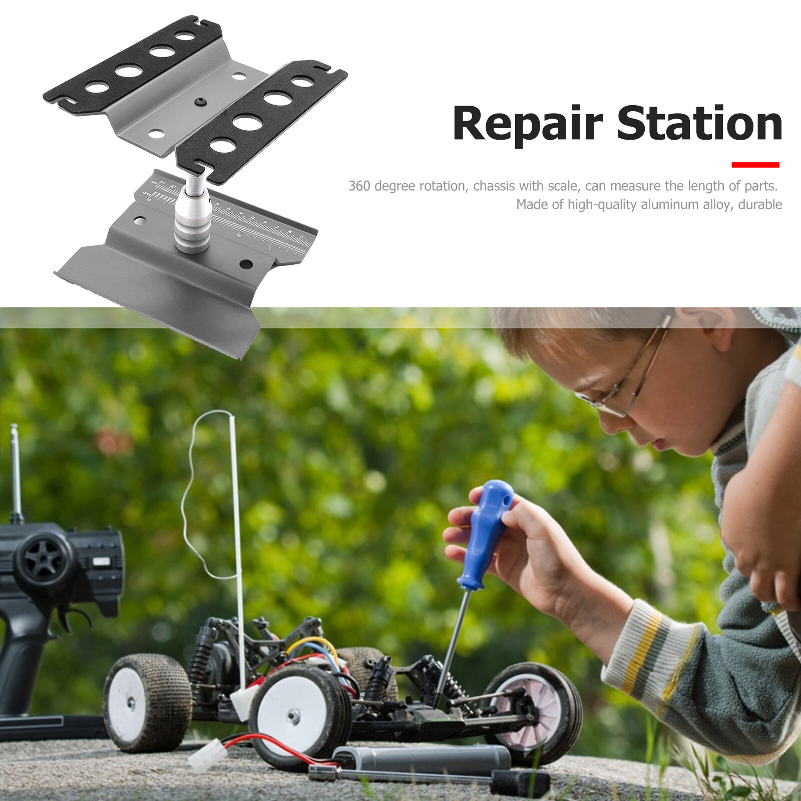Repair Station Stand for 1/8 1/10 RC Car Redcat 4WD Axial Tamiya WL ...