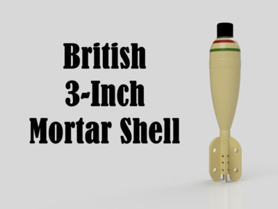 Replica British 3 Inch Mortar Shell | eBay UK