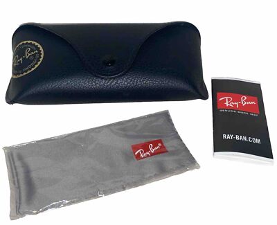 NEW Authentic Ray-Ban Sunglasses BLACK Soft Case - CLOTH & CASE ONLY | eBay