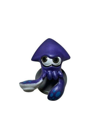 2017 Splatoon 2 1" Purple Inkling Squid Form Figure #11 Furata Choco ...
