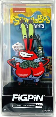 FiGPiN SpongeBob SquarePants Mr Krabs With Plankton Collectable Pin ...