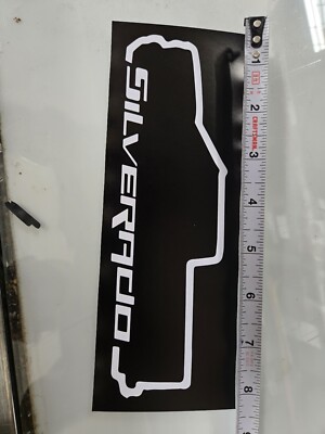 Chevrolet Emblem sticker 8.5x3 Inches Truck Chevy Silverado 3 Pcs For ...