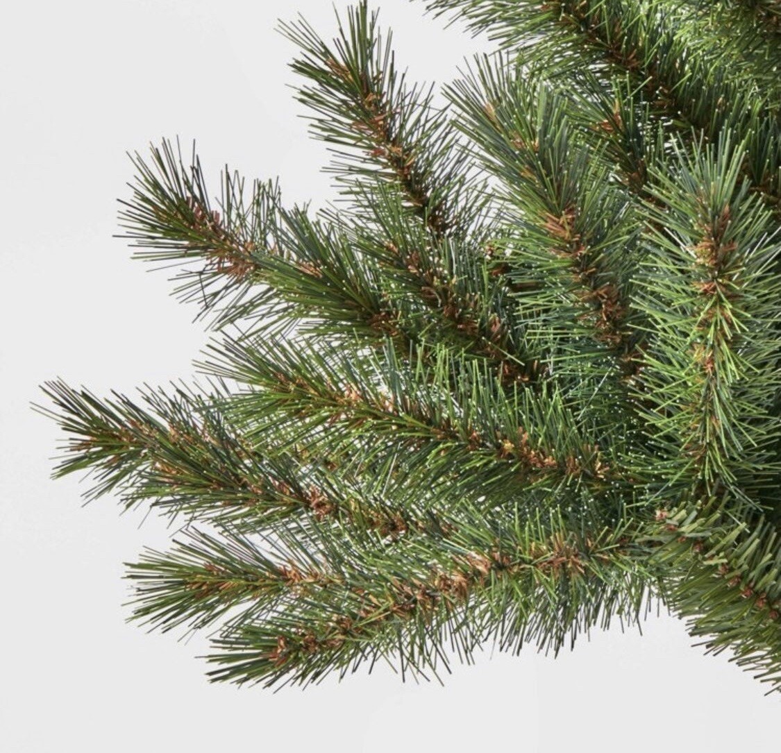 2pk Artifical 3Ft Unlit Potted Douglas Fir Trees Indoor/Outdoor Deco ...