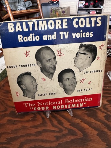 COLL 1958 Baltimore Colts vs. New York Giants 45 RPM Record NFL World ...