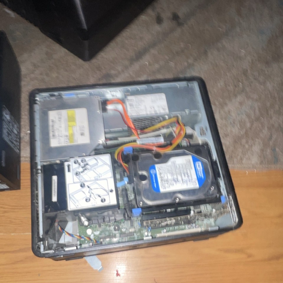 Dell Small Form Factor Desktop PC Black Silver HDD VGA DisplayPort ...