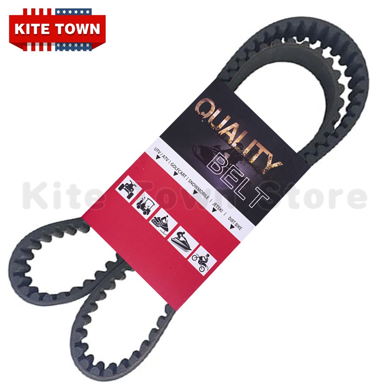 128 1 1/8" REAR DRIVE BELT HARLEY SPORTSTER 883 HUGGER 1200 91-03 REP ...