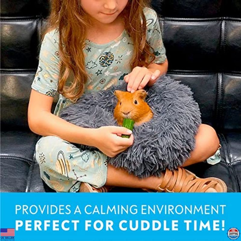 Cozy Burrowing Pet Bed for Guinea Pigs, Small Animals, Zip-On Fleece ...