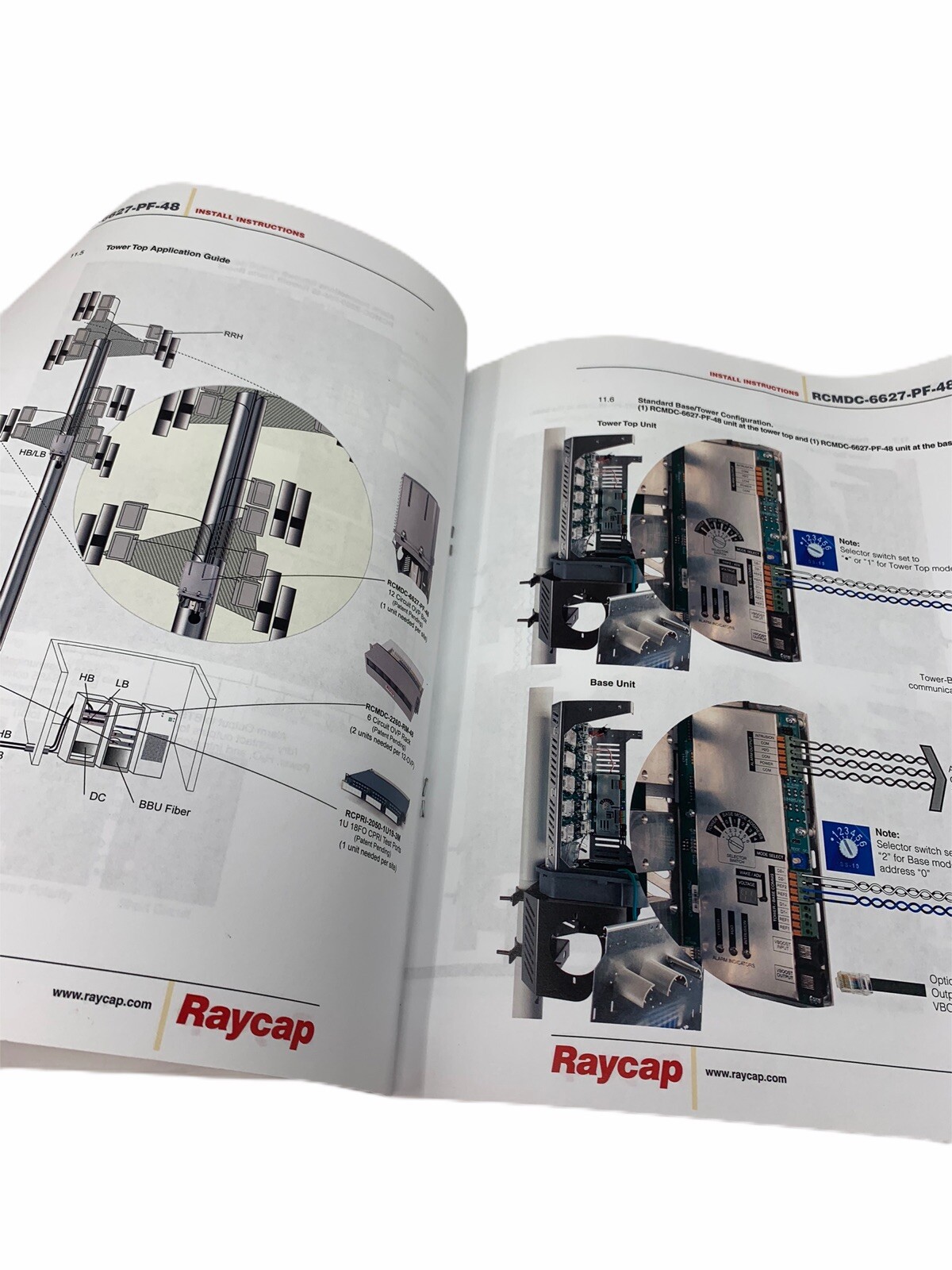 RAYCAP Installation Manual Instructions RCMDC-6627-PF-48 | eBay