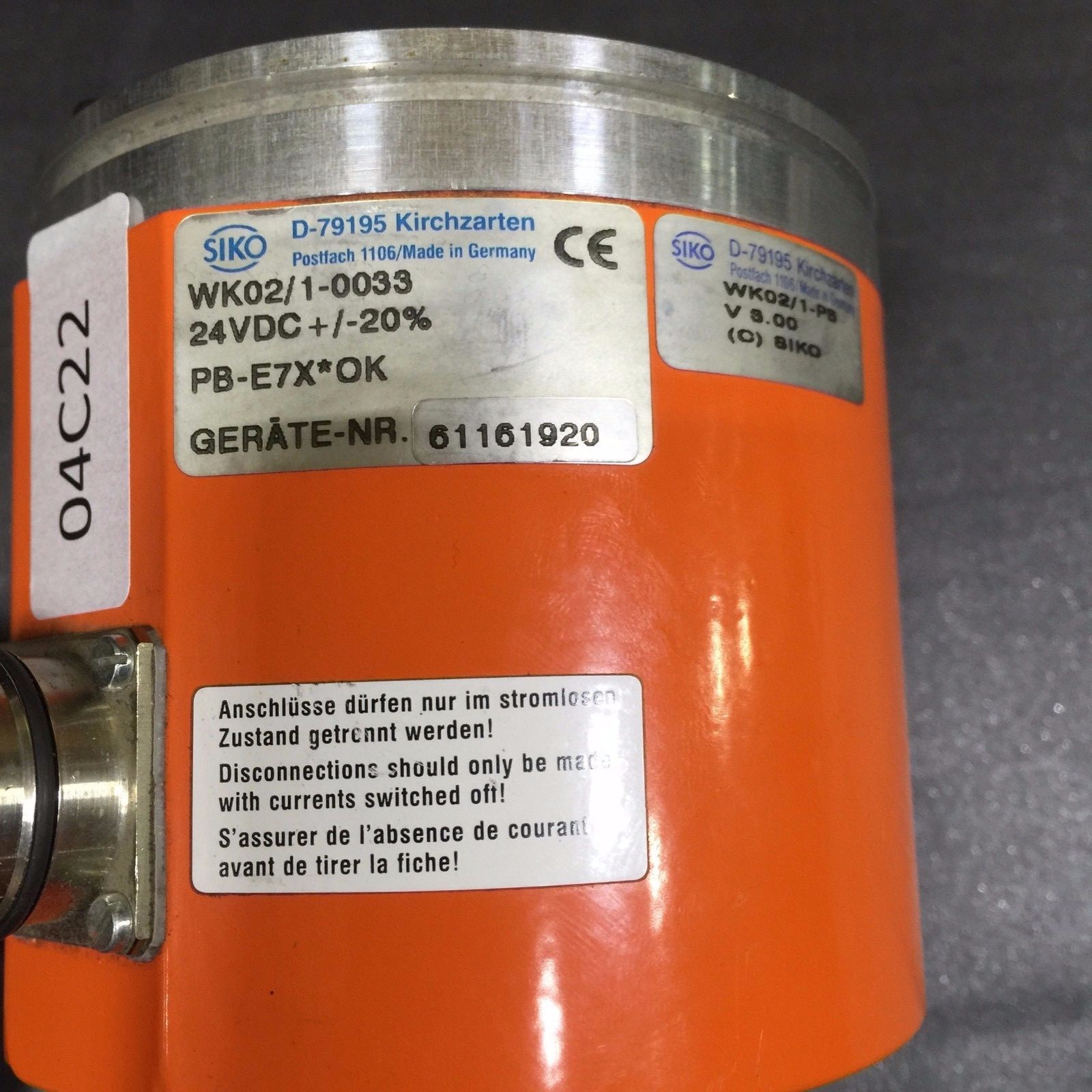SIKO ENCODER WK02/1-0033, D-79195 | eBay