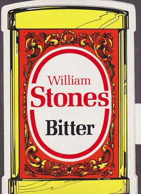 WILLIAM STONES BITTER Beer - 2 LRG 12X8 Stickers Plus Bonus - Sheffield ...