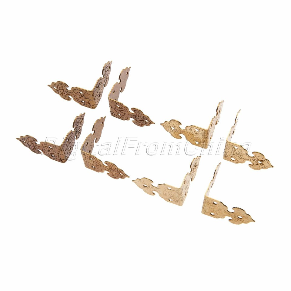Corners Chinese Furniture Hardware Brass for Cabinet Trunk Jewelry Box ...