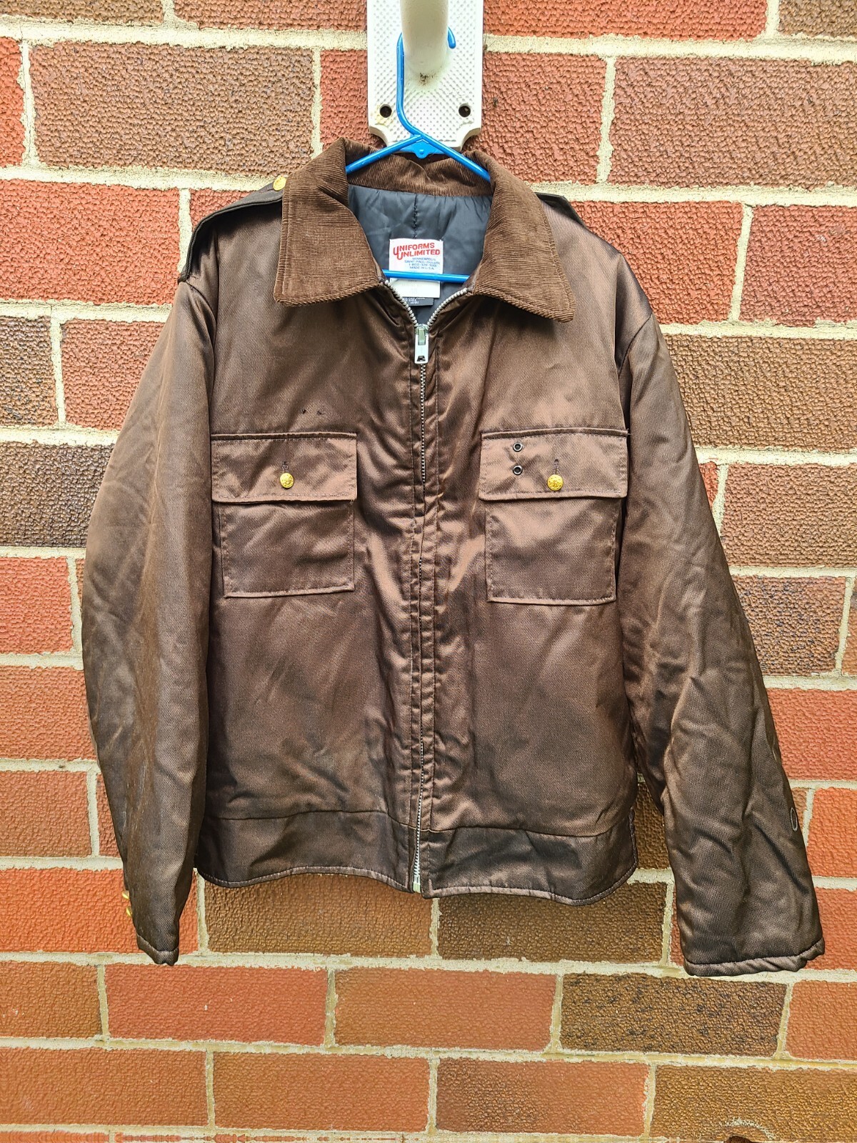 Vintage Police, State Trooper, security Brown Bomber … - Gem