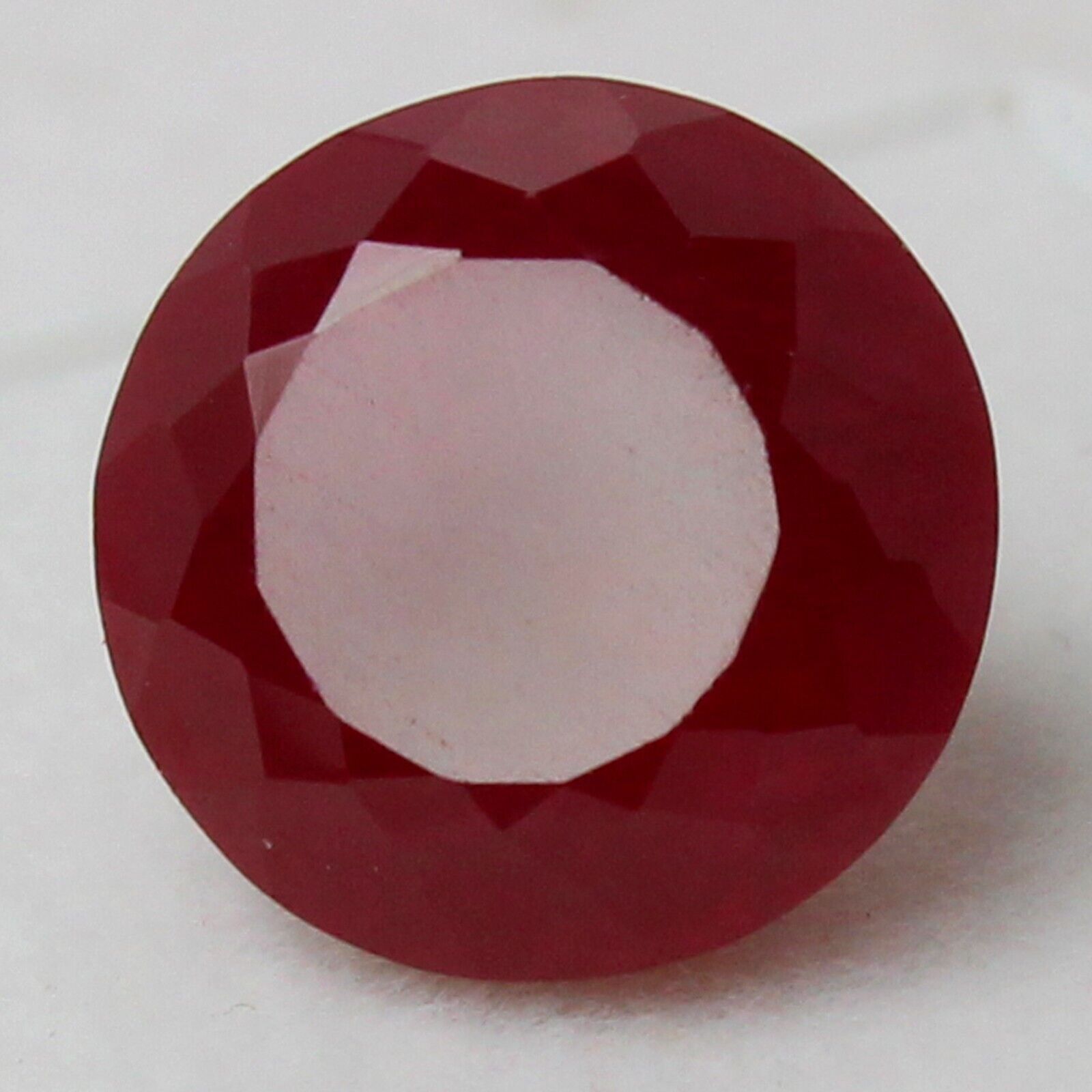 Certified Natural Mogok Pigeon Blood Red Ruby 7x7 mm Round Cut Loose ...