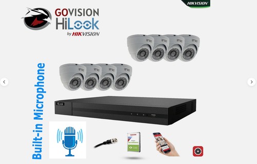 16CH HIKVISION CCTV MIC AUDIO 5MP NIGHT DAY OUTDOOR DVR HOME SECURITY ...