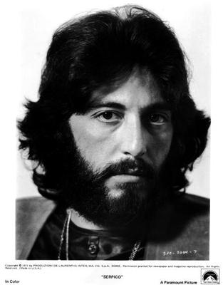 SERPICO - 1974 - 1 original 8x10 Glossy Still - GREAT head shot of AL ...