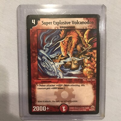 Duel Masters. McDonald's Promo. M13/Y1. Super Explosive Volcanodon | eBay