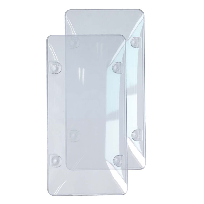 Clear Plastic Plate Covers Plate Cover Polycarbonate, Size: 10" & 11"