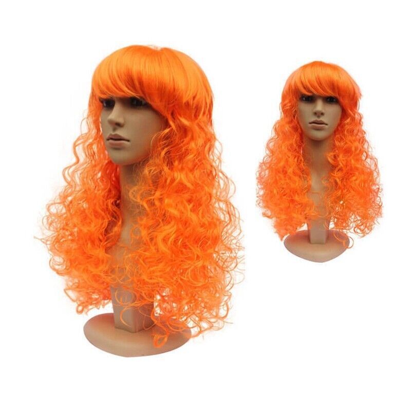 FANCY SEXY FULL PARTY WIGS LONG WOMEN'S LADIES COSPLAY WIG CURLY ...