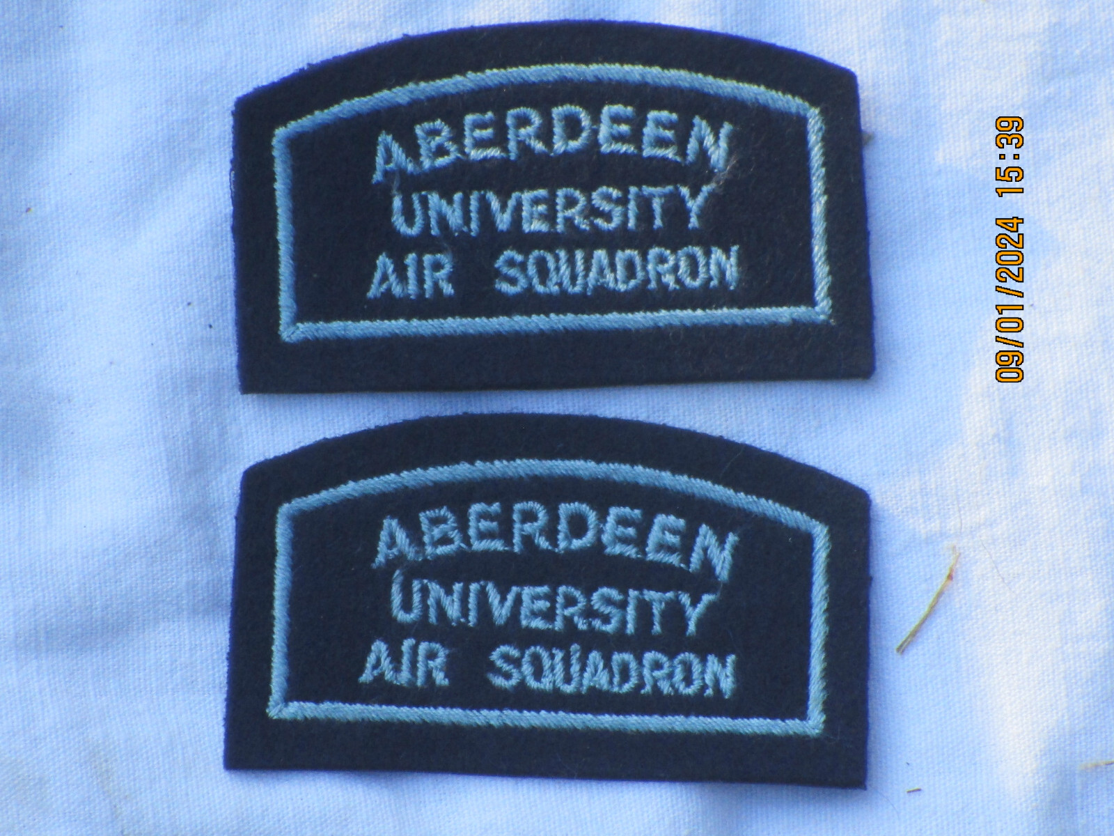 Royal Air Force, Aberdeen University Air Squadron,RAF, 80x45mm,Paar ...