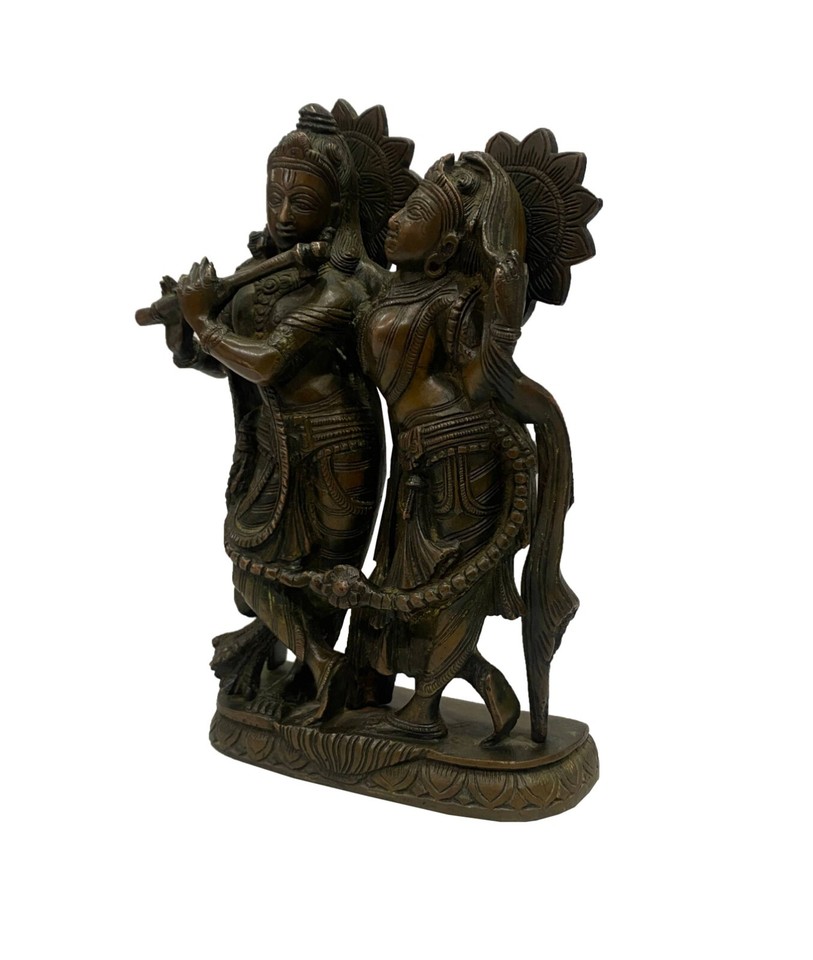 Metal Krishna Murti | Krishna Statue Radha Krishna Idol Home Decor ...