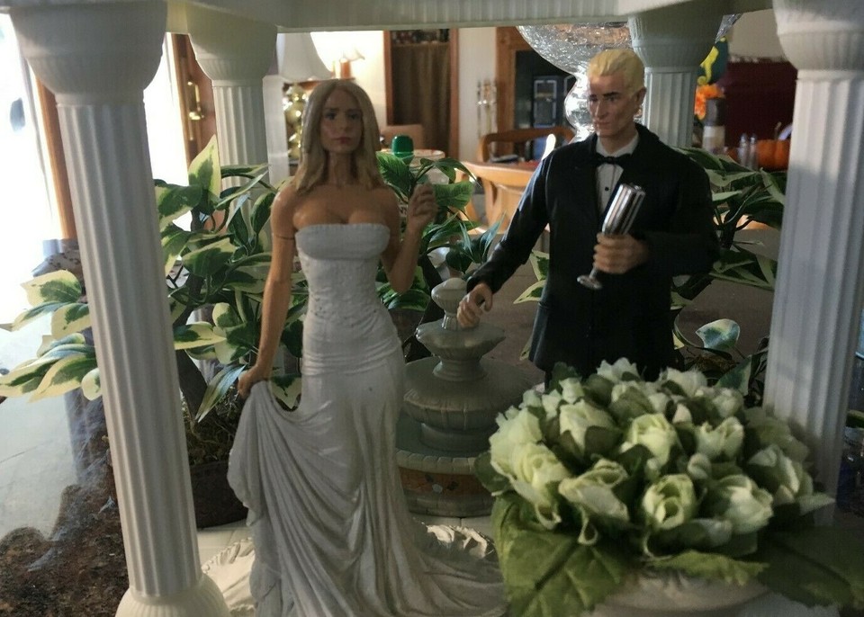 BUFFY VAMPIRE CUSTOM FANTASY BUFFY SPIKE FIGURE WEDDING SET W/AMAZING ...