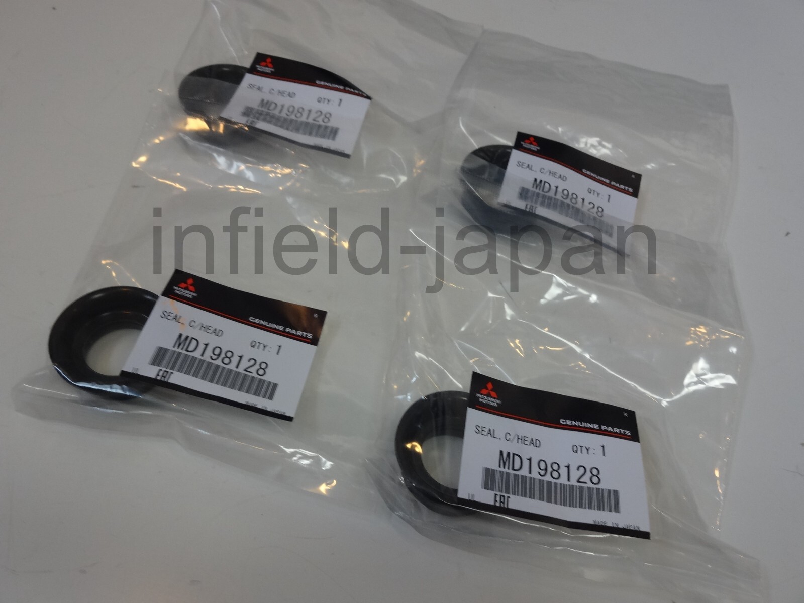 Genuine Mitsubishi Valve Cover Spark Plug Tube Seals MD198128 x4 F/S | eBay