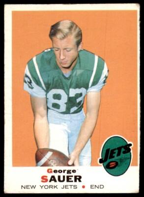 1969 TOPPS. GEORGE SAUER JR. NEW YORK JETS #231 | eBay
