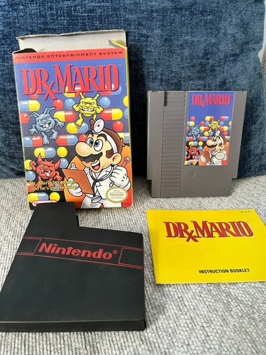 Dr. Mario (Nintendo NES, 1990) CIB, Complete in Box! Tested and Working ...