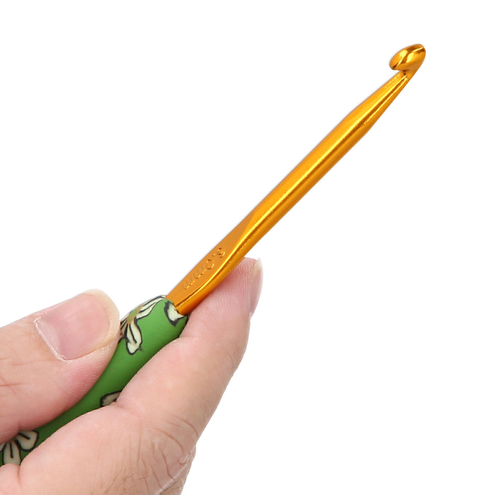 9Pcs Crochet Hook Set with Ergonomic Handles Needles DIY Craft ...