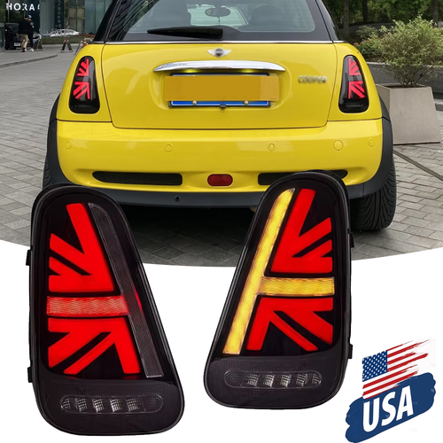 LED Rear Tail Lights Brake Lamp Assembly For Mini R50 R52 R53 Cooper ...