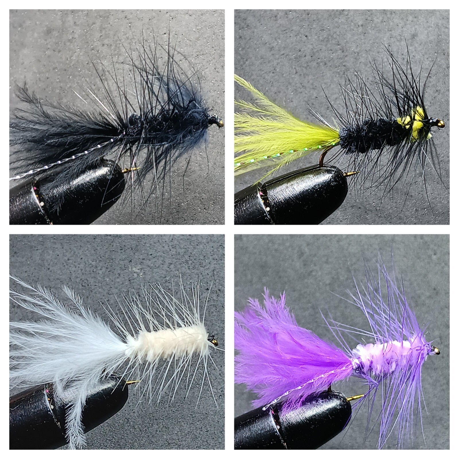 1 DOZEN WOOLLY BUGGERS FOR FLY FISHING (4 MODELS) -WOO-62 | eBay