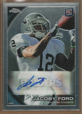 2010 Topps Chrome Rookie Autographs #C148 Jacoby Ford Auto | eBay